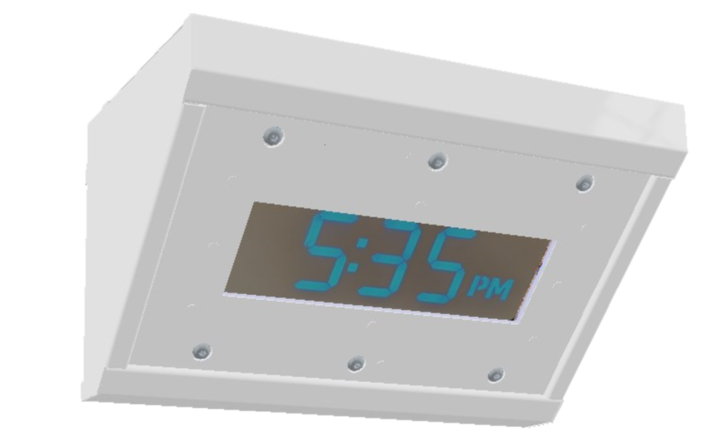 Anti Ligature Shop ToughLITE Cornice Clock - Ligature Resistant IP65 ...